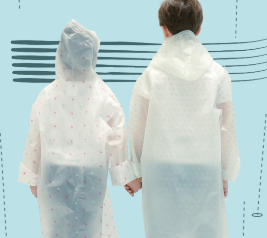 Creative full print kids raincoat | raincoat manufacturers