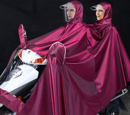 Double adult motorcycle riding poncho | raincoat manufacturers